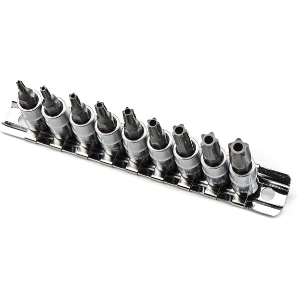 JTC-3303 - 9 PC 5PT. Star Socket Set (TAMPER PROOF) – Garage & Tool ...