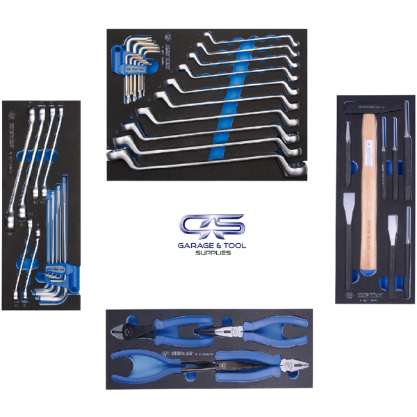 GT-934-010MRV - King Tony Tool Trolley 7 Drawer 286pc – Garage & Tool Supplies