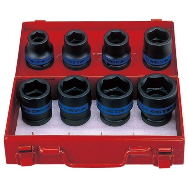 GT-6408MP - King Tony 3/4″ Socket Set 8PC Impact 19-38MM – Garage ...