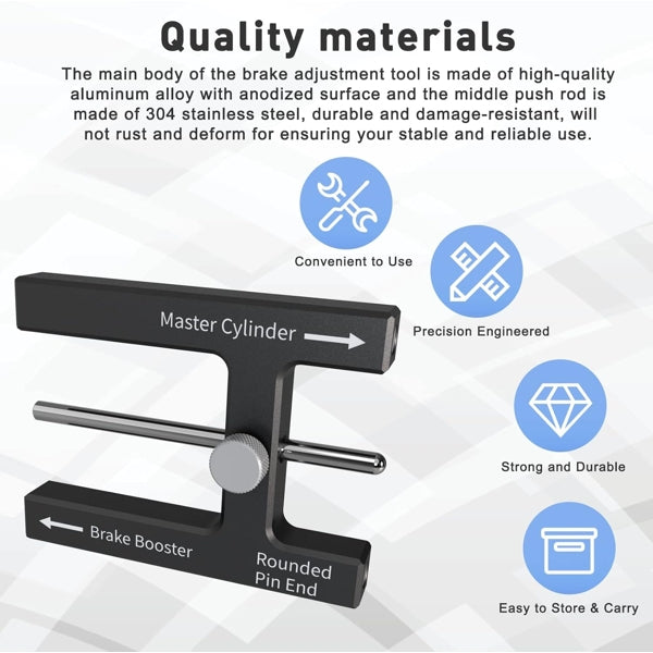 GT-BBPR1 - Brake Booster Push Rod Adjustment Tool – Garage & Tool Supplies