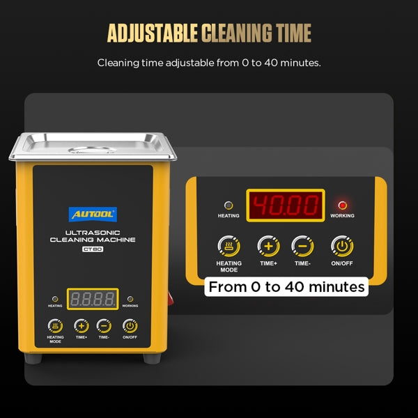 GT-CT80 - Autool Diesel Fuel Injector Cleaner Ultrasonic Heating Clean ...