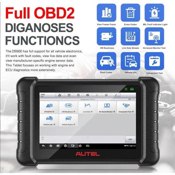 GT-DS900 Autel Maxidas DS900 | Advanced Diagnostic Scanner (Coding & C ...