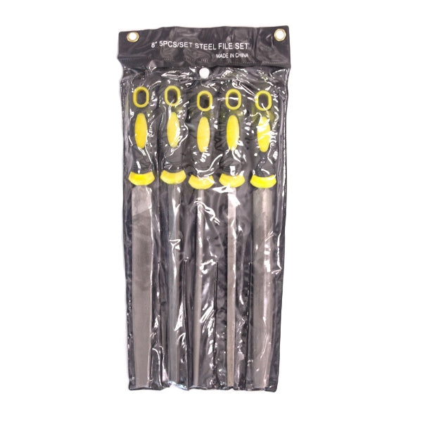 GT-FIL900 - File Set 5PC Steel 200MM – Garage & Tool Supplies