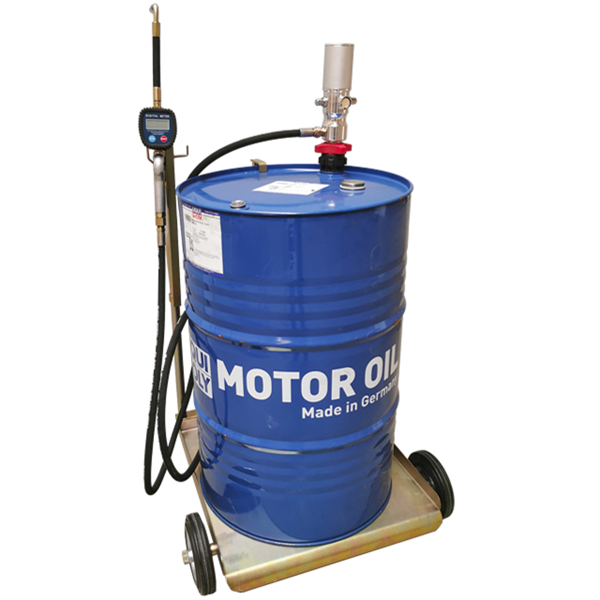 GT-K99235 - Trolley-mounted oil dispenser with digital oil gun – Garage ...