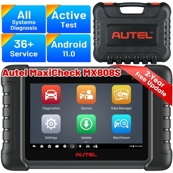GT-MX808S Autel MaxiCheck MX808S | All System Diagnostic Scanner, 36 ...