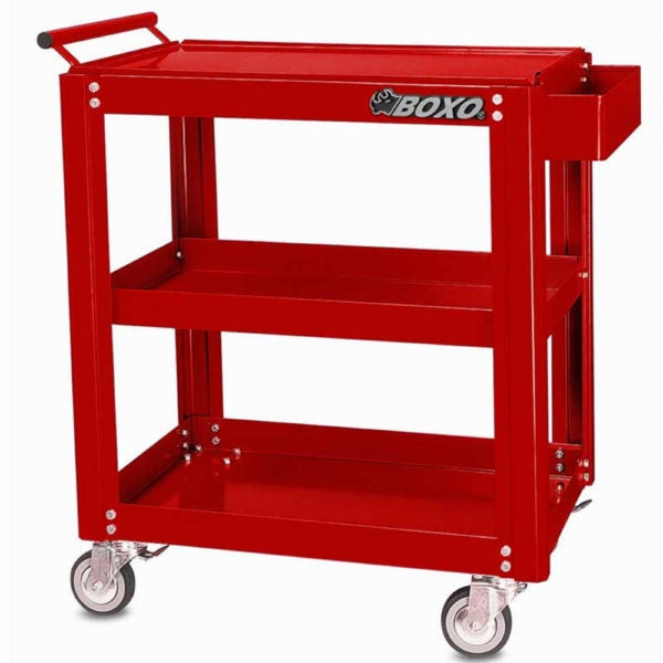 GT-STR - Service Trolley 3 Tray Red Done – Garage & Tool Supplies