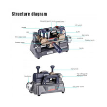 GT-XP-008 - Key Cutting Machine for Mortice Keys – Garage & Tool Supplies
