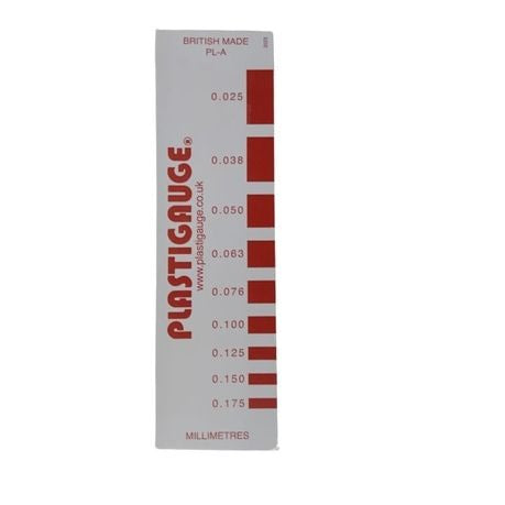 GT-PMK1 Plastigauge Precision Measurement Kit - Red 0.025mm to 0.175mm ...