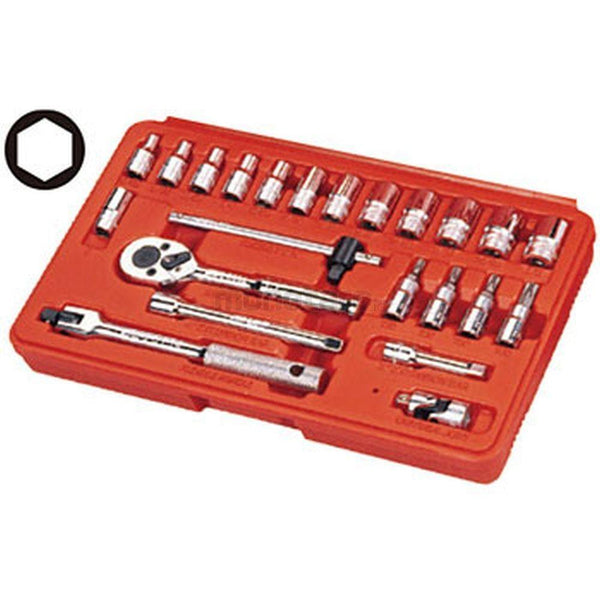 JTC-H223S - 1/4" 23 PCS Sae Socket Set – Garage & Tool Supplies